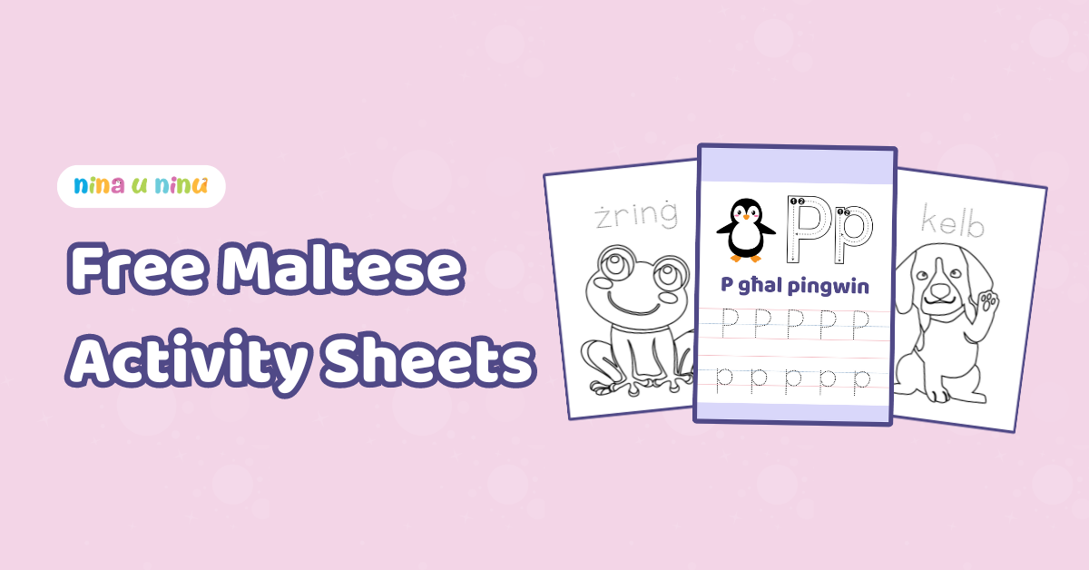 Free Maltese Activity Sheets For Kids