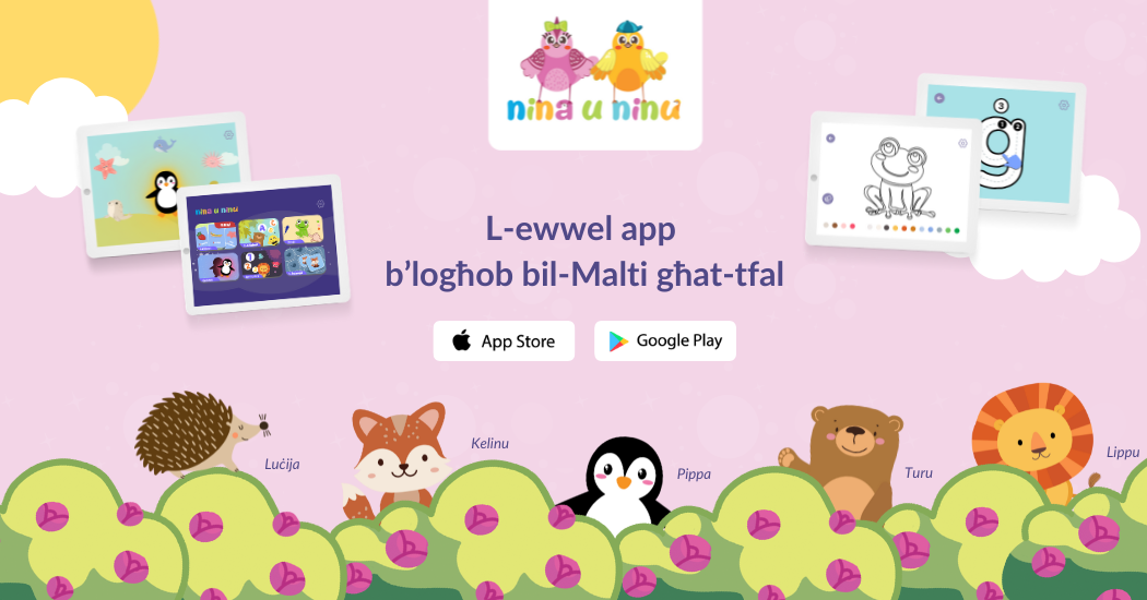 Nina u Ninu: The first game app for children in Maltese