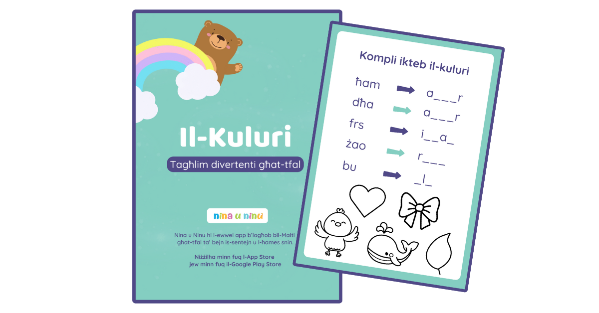 Free Maltese Activity Sheets For Kids